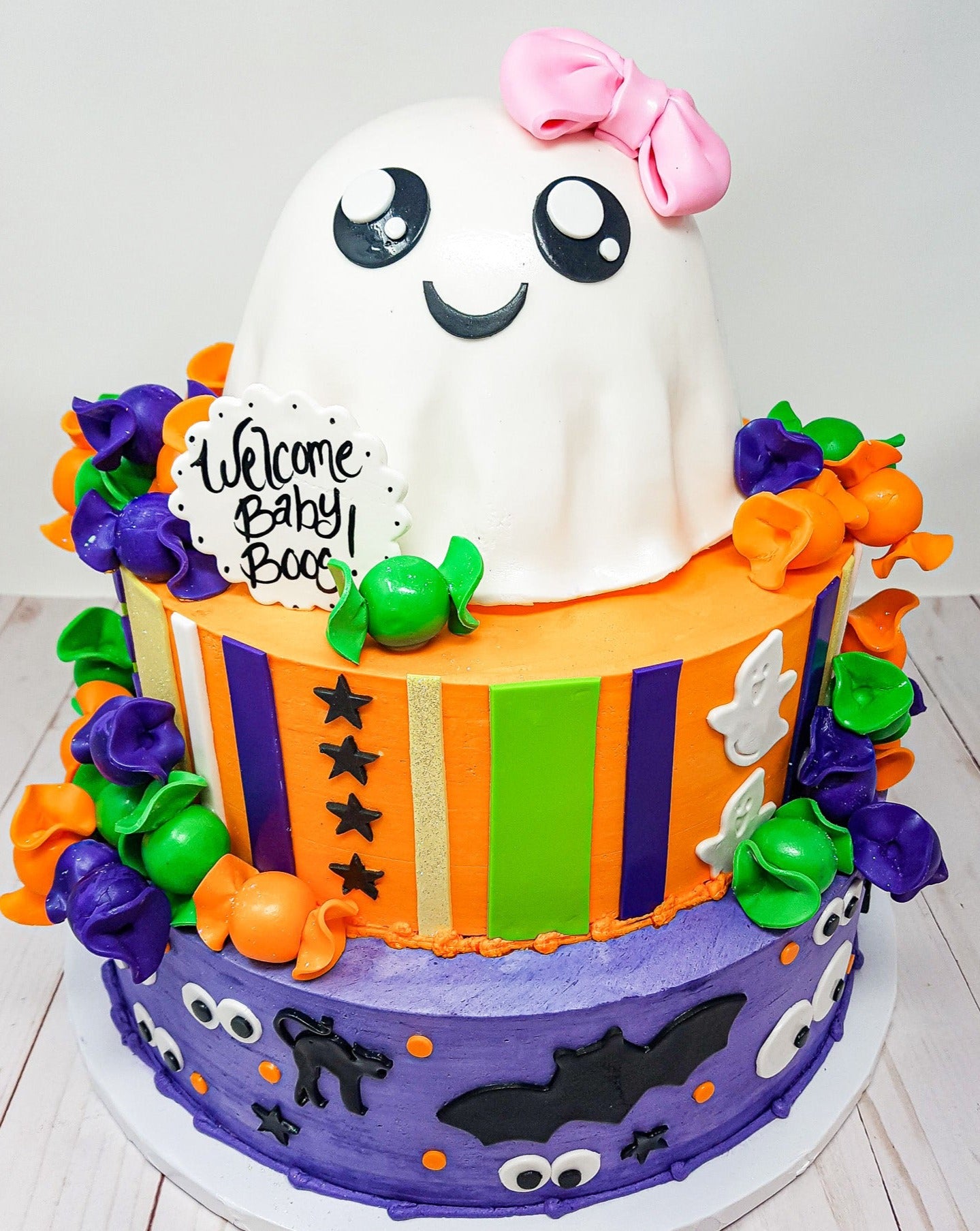 Here for the Boo | Halloween Party | Cute Ghost Cake | Baby Halloween – Rolling In Dough Bakery
