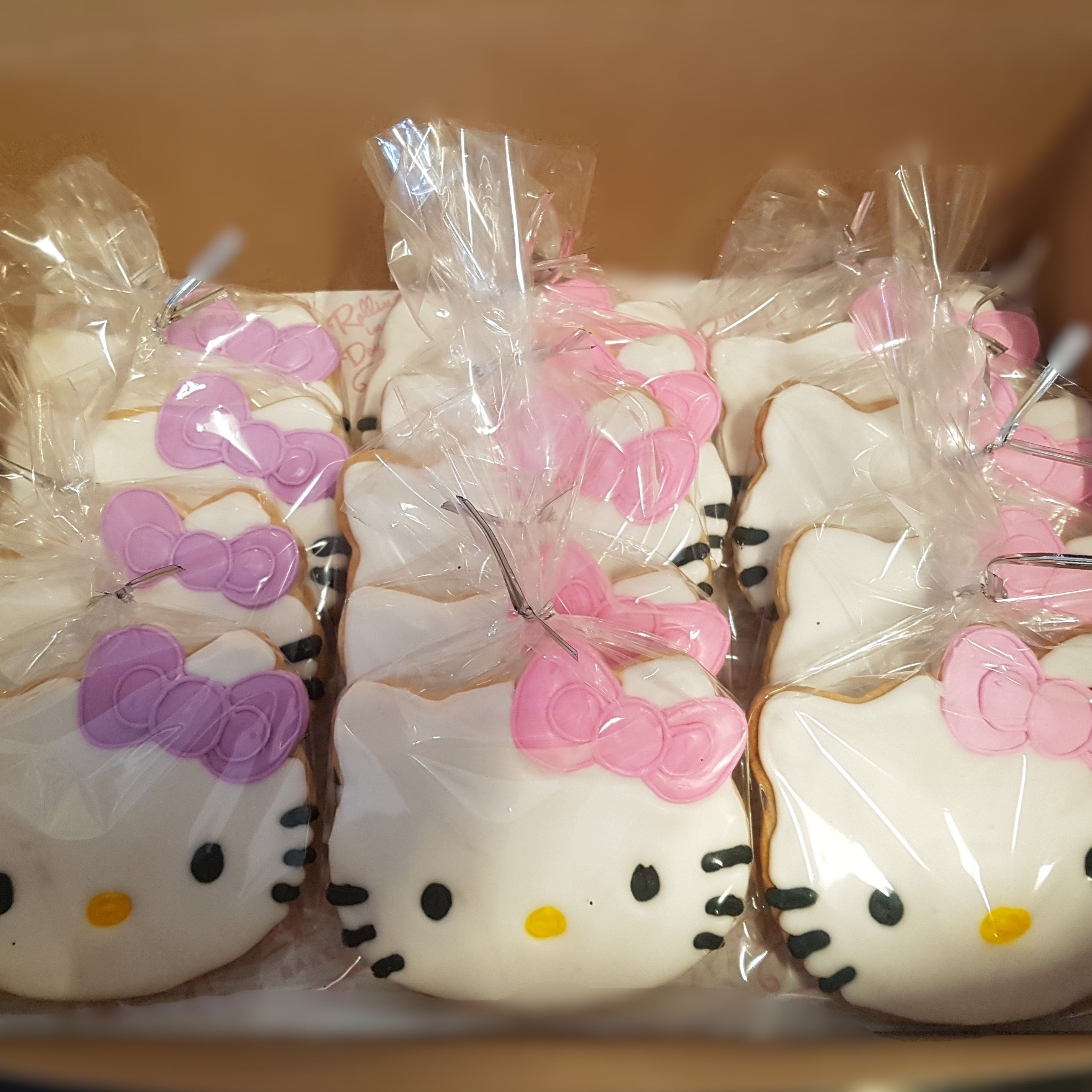 Hello Kitty Sugar Cookie | Yummy Royal Icing Cookie | Party Favors ...