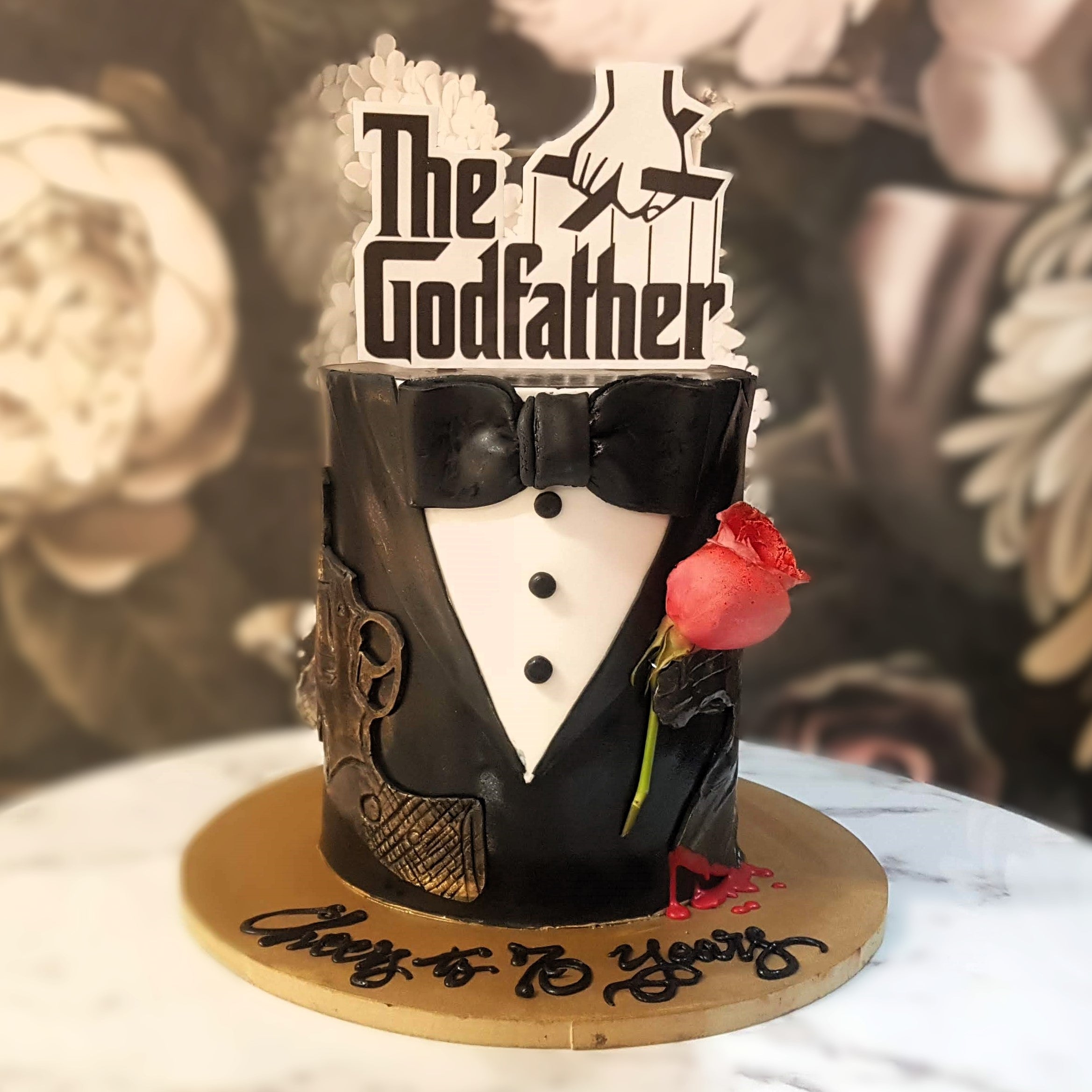 Black Tie Bite | The Godfather Cake | Mafia Mob Boss Cake – Rolling In ...
