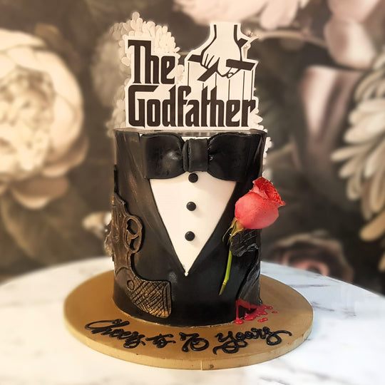 Black Tie Bite | The Godfather Cake | Mafia Mob Boss Cake – Rolling In ...