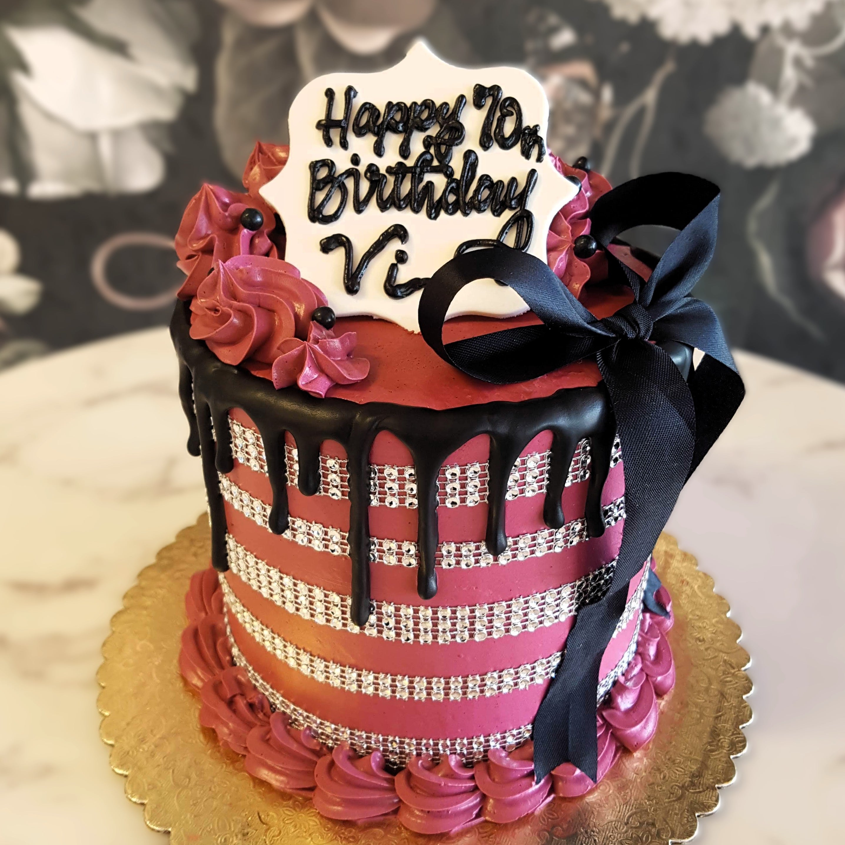 Bold Berry Drip | Las Vegas Custom Cakes | Ladies Cake – Rolling In ...