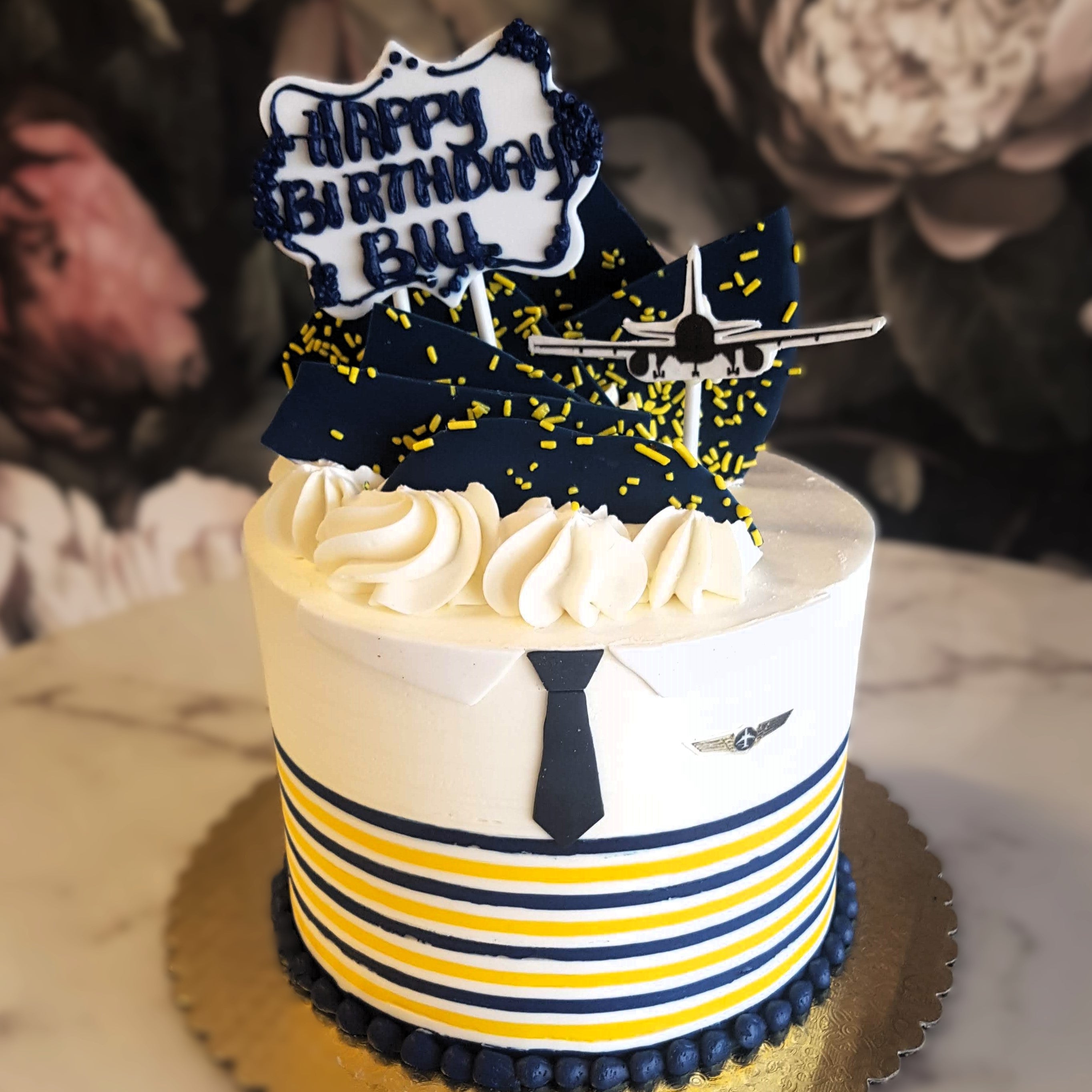 Captain's Delight | Pilot and Aviation | Flight Themed Men's Birthday ...