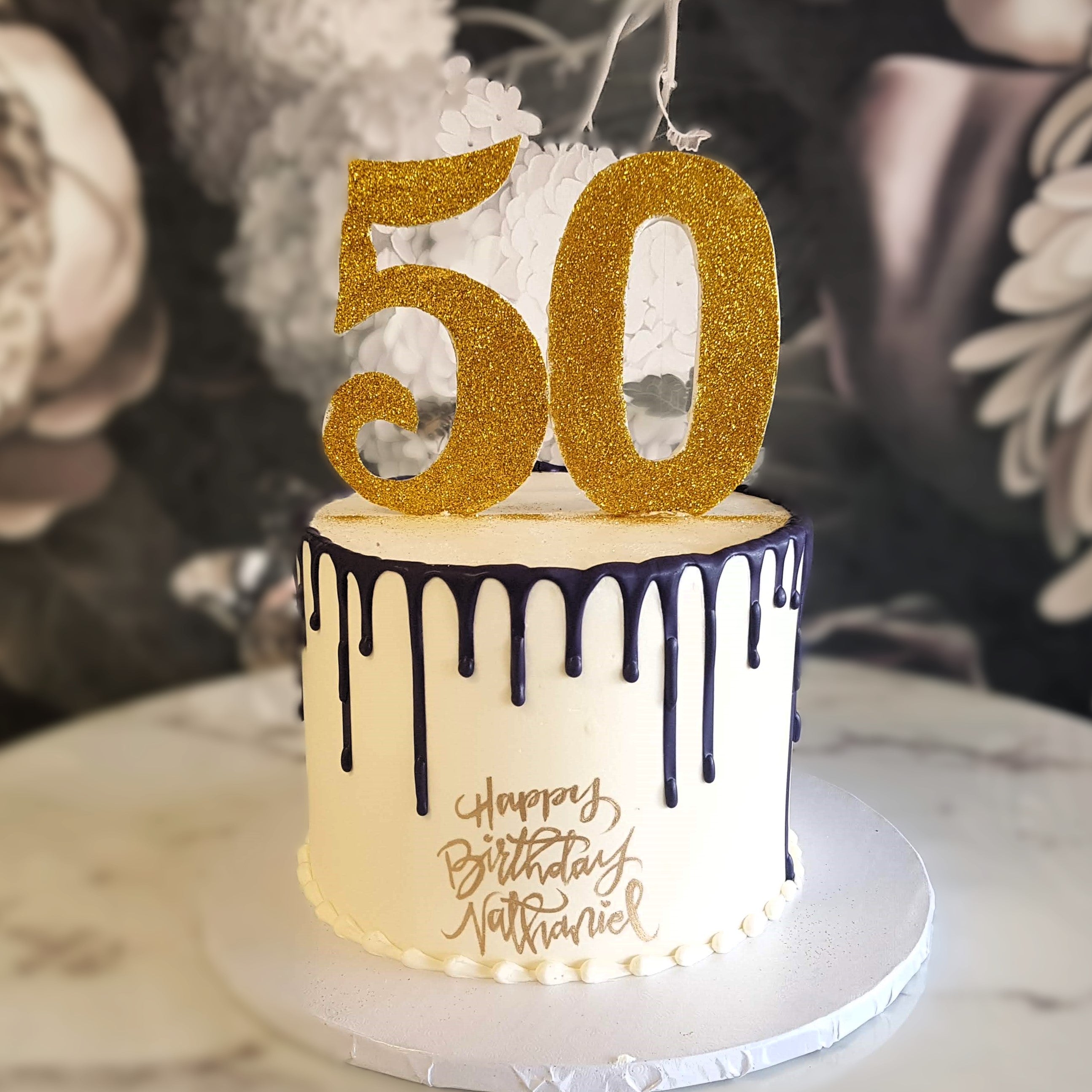 Golden Legacy | 50th Birthday | Milestone Birthday Cake – Rolling In ...