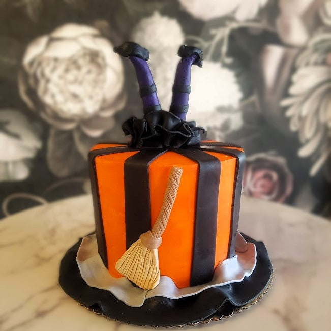 Witch and Broom | Halloween Cake | Halloween Party Cake Vegas – Rolling ...