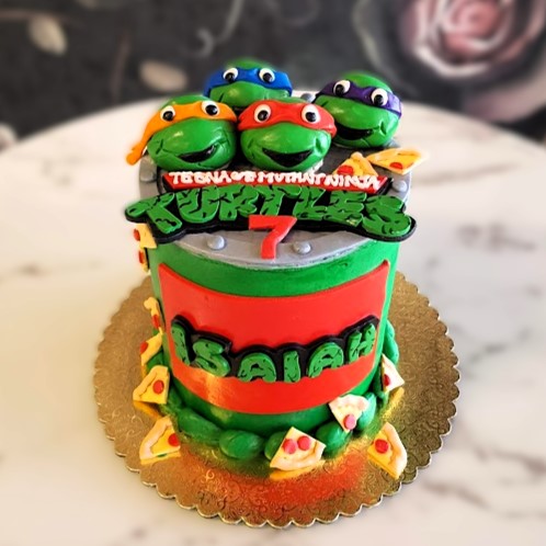 Ninja Turtle Cakes For Boys Easy Teenage Mutant Ninja Turtles Cake