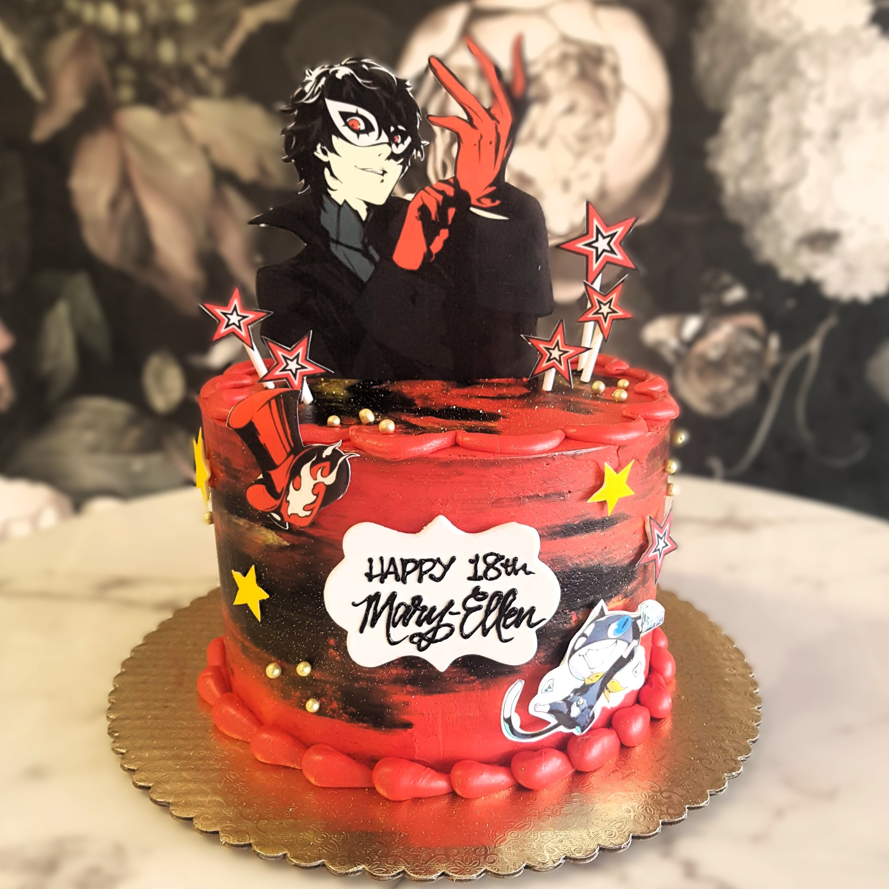 Phantom Thieves Persona 5 | Video Game Cake | The Joker – Rolling In ...