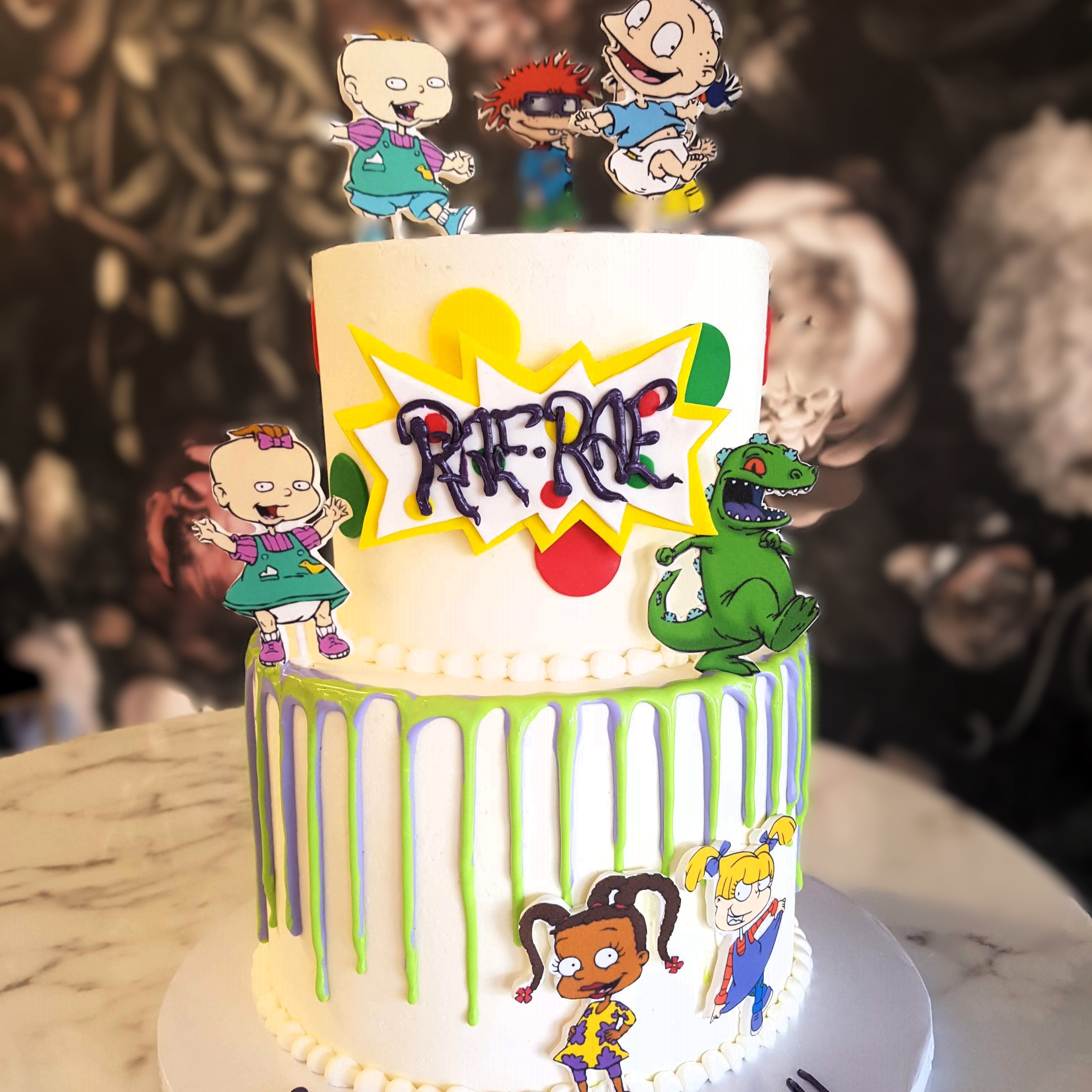 Rugrats Drip Cake | Nostalgic 90's Baby Cake | Millennials and Gen Z ...
