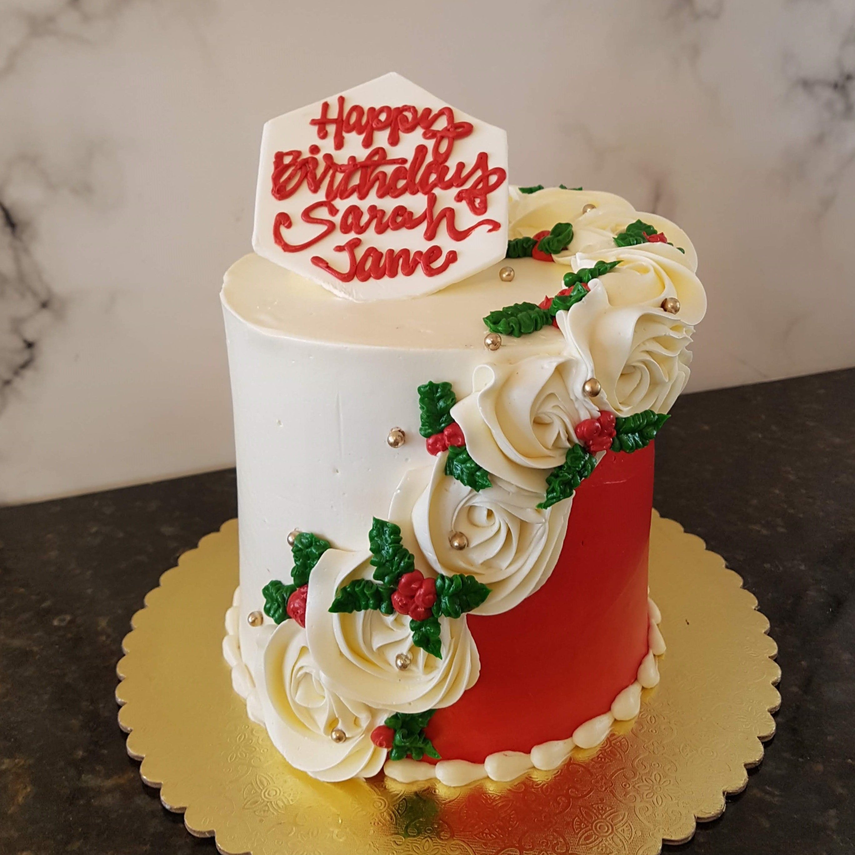 Seasons Greetings | Charming Christmas Cake | Color Pop | Delivery ...
